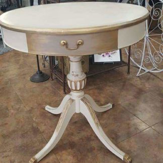 Ivory Round Table – Something Borrowed Event Rentals